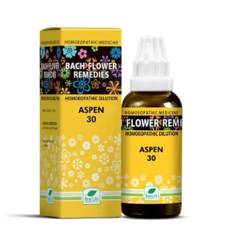 New Life Homeopathy Bach Flower Remedies Aspen Dilution - 30 ml ...
